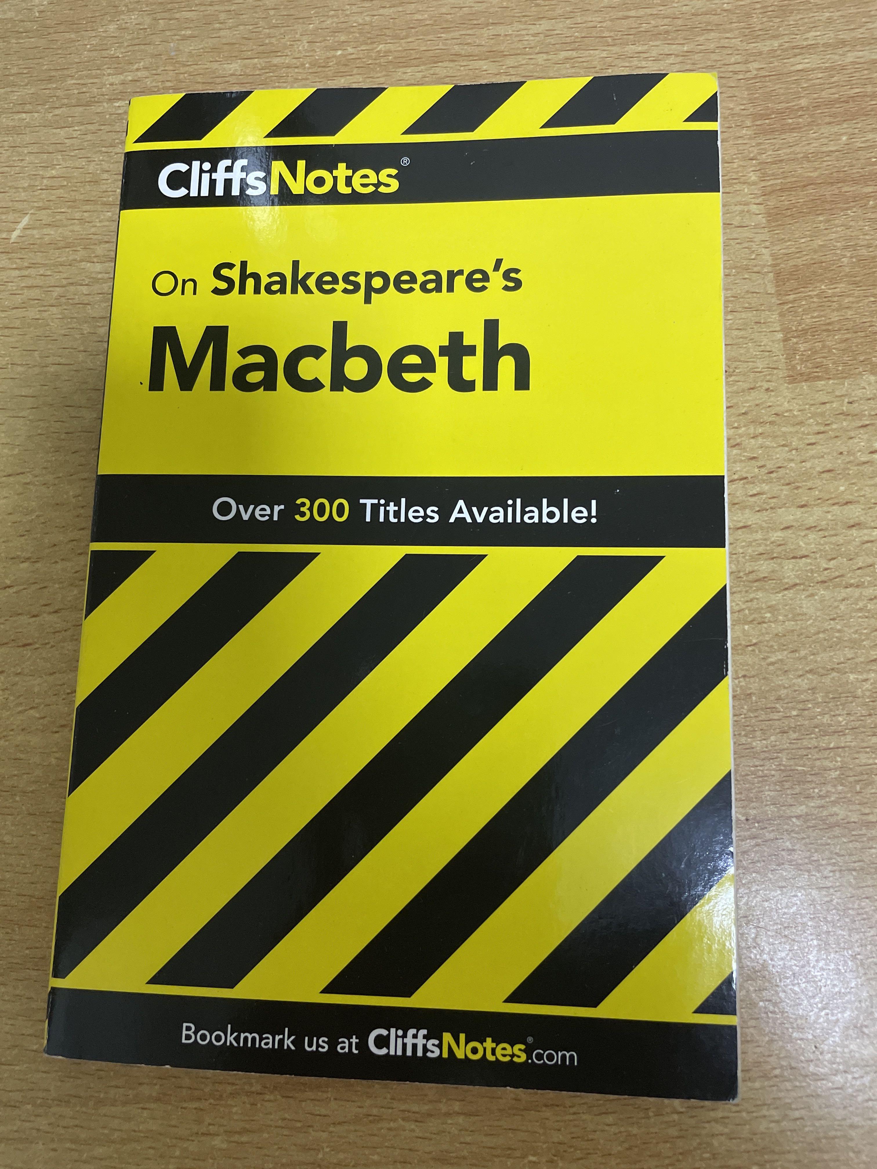 Macbeth CliffNotes, Hobbies & Toys, Books & Magazines, Assessment Books ...