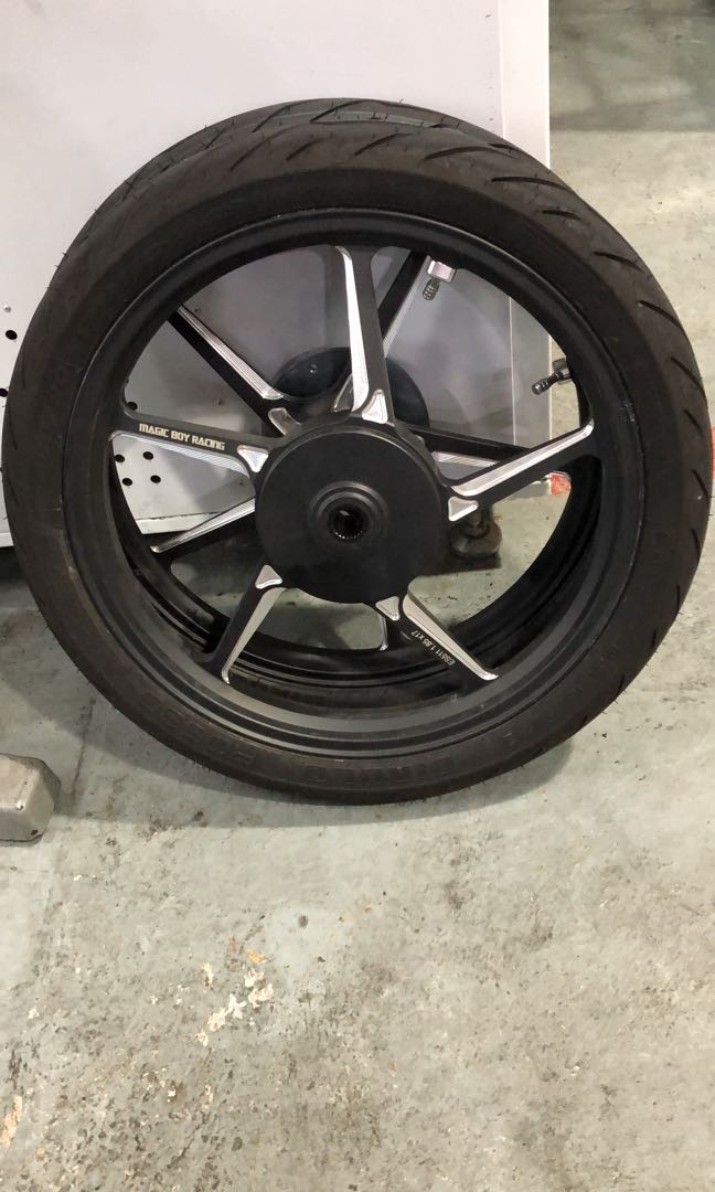 Yamaha Aerox 155 Magic boy rim , Motorcycles, Motorcycle Accessories on ...