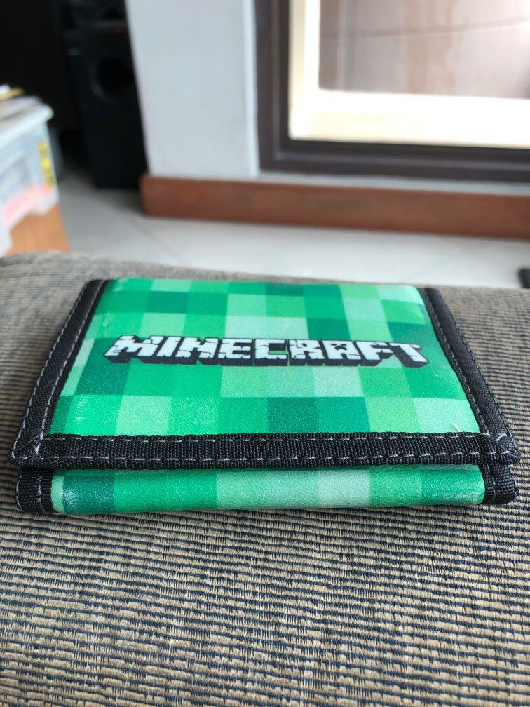 Minecraft Wallet, Luxury, Apparel on Carousell