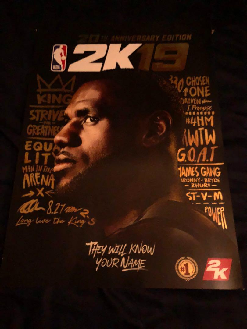 NBA 2k Poster, Video Gaming, Video Games, PlayStation on Carousell