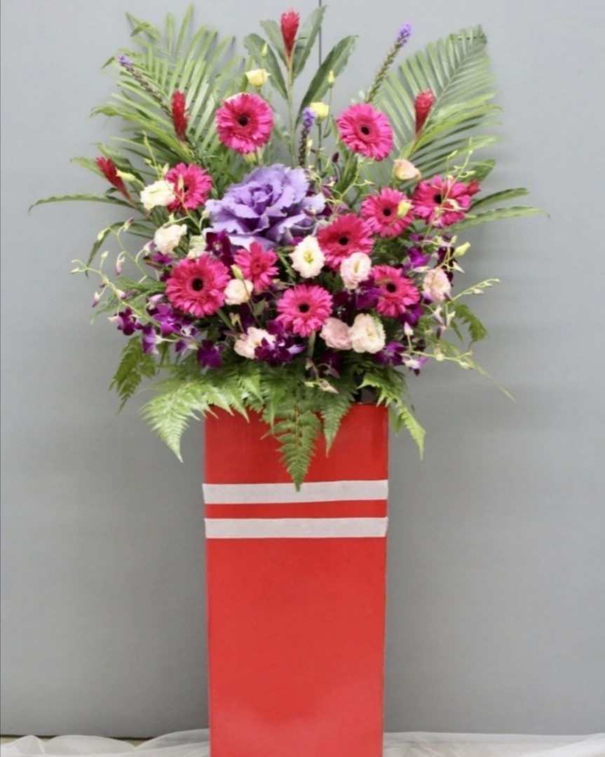 Opening flower stand /Grand opening flower /congratulations flower ...