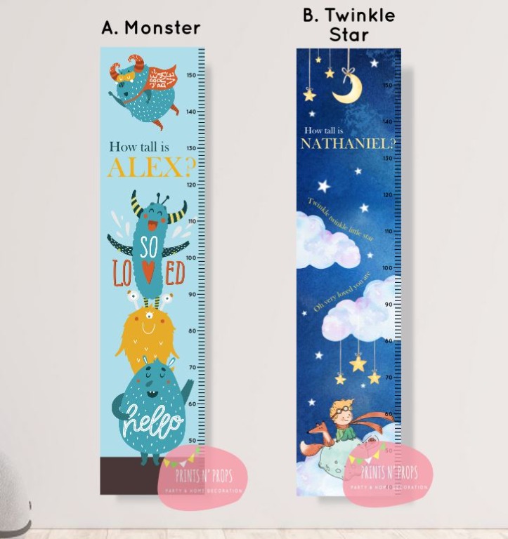 Personalised Height Chart , Hobbies & Toys, Stationery & Craft, Art ...