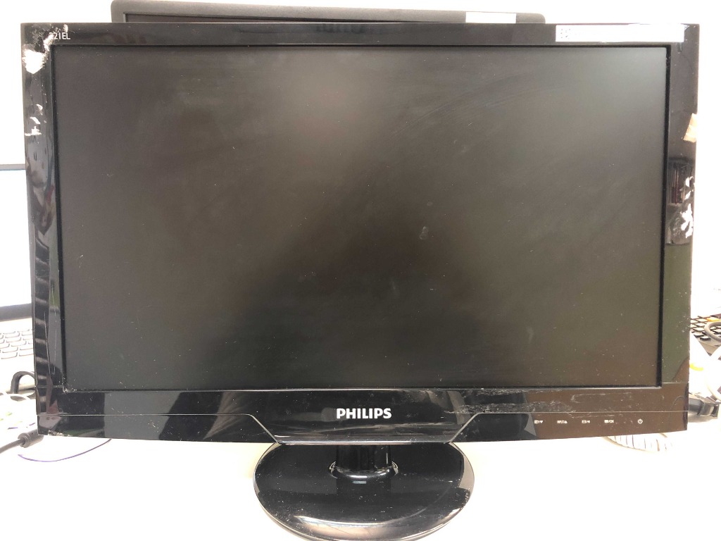 PHILIPS 221EL Monitor 21.5", 電腦＆科技, 電腦周邊及配件, 電子屏幕 - Carousell