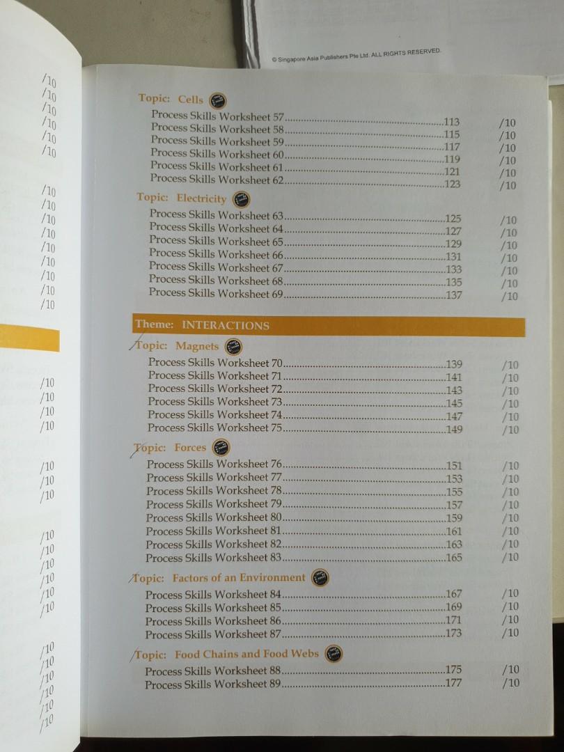 PSLE conquer science process skills, Hobbies & Toys, Books & Magazines ...
