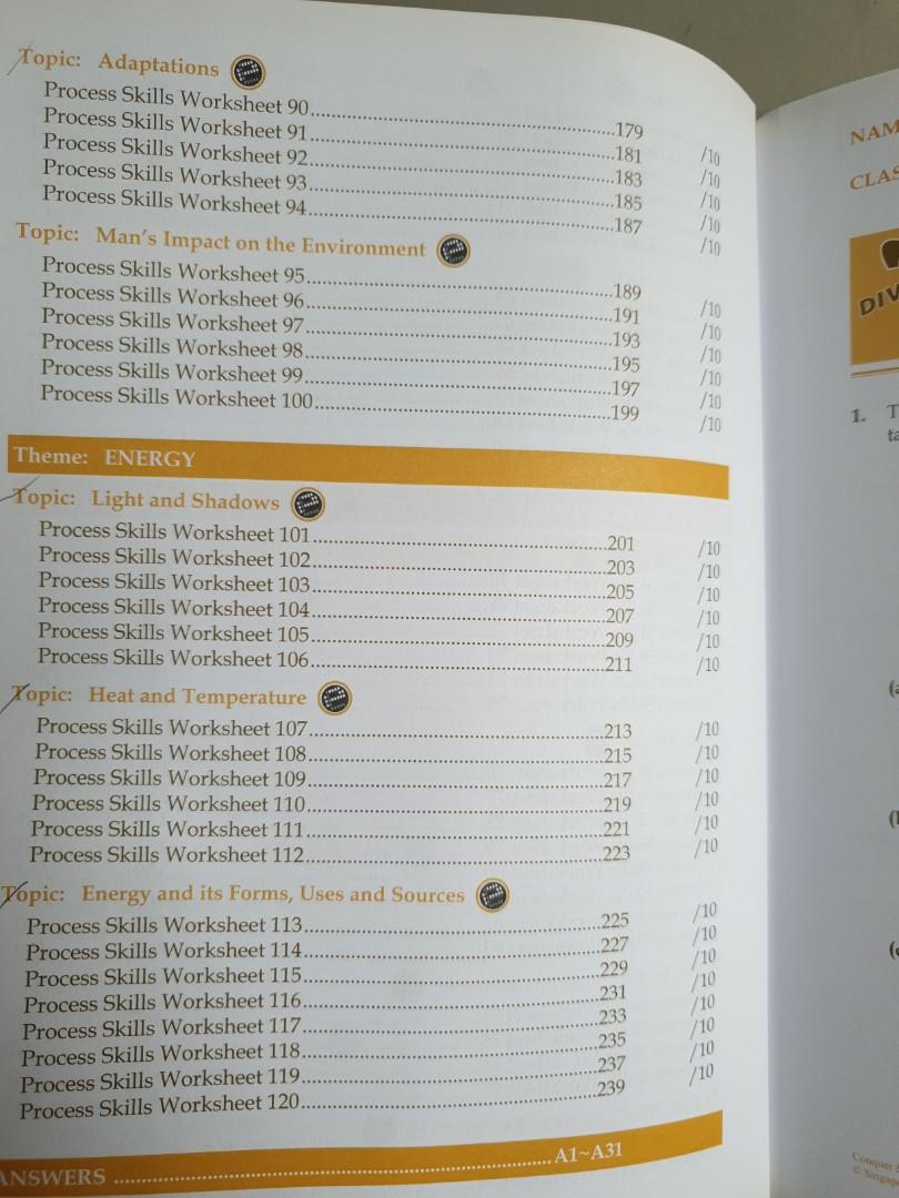 PSLE conquer science process skills, Hobbies & Toys, Books & Magazines ...