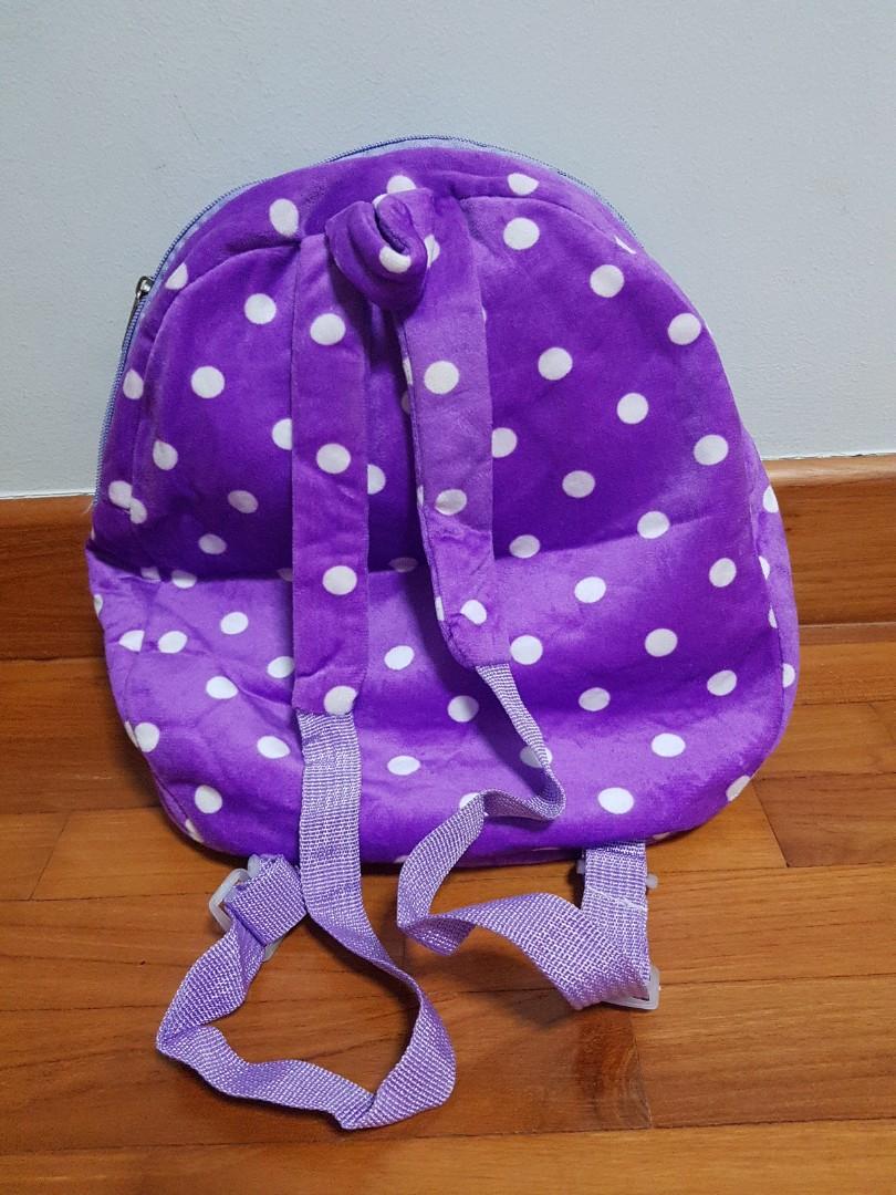 Purple Little Girl Backpack, Babies & Kids, Going Out, Carriers ...