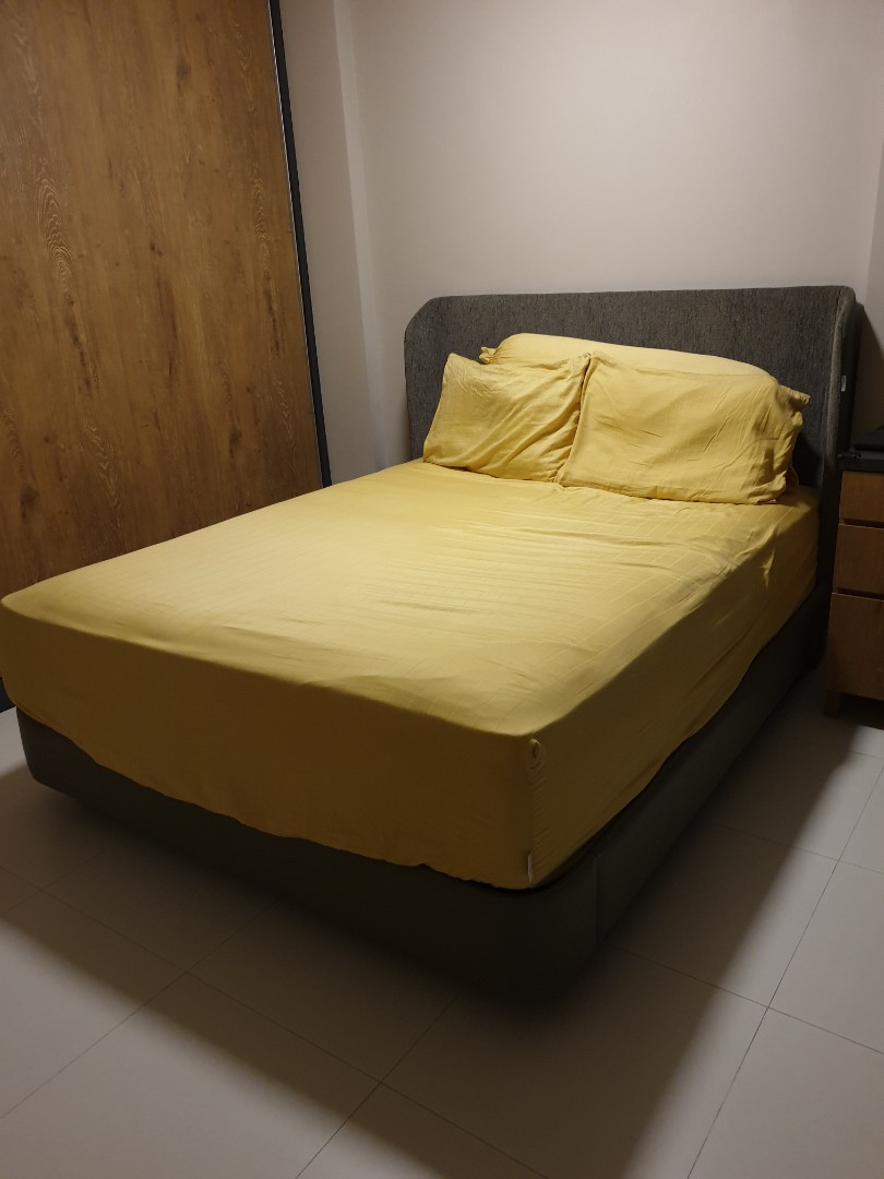 Cellini Queen Size Storage Bed Frame, Furniture, Beds & Mattresses on ...