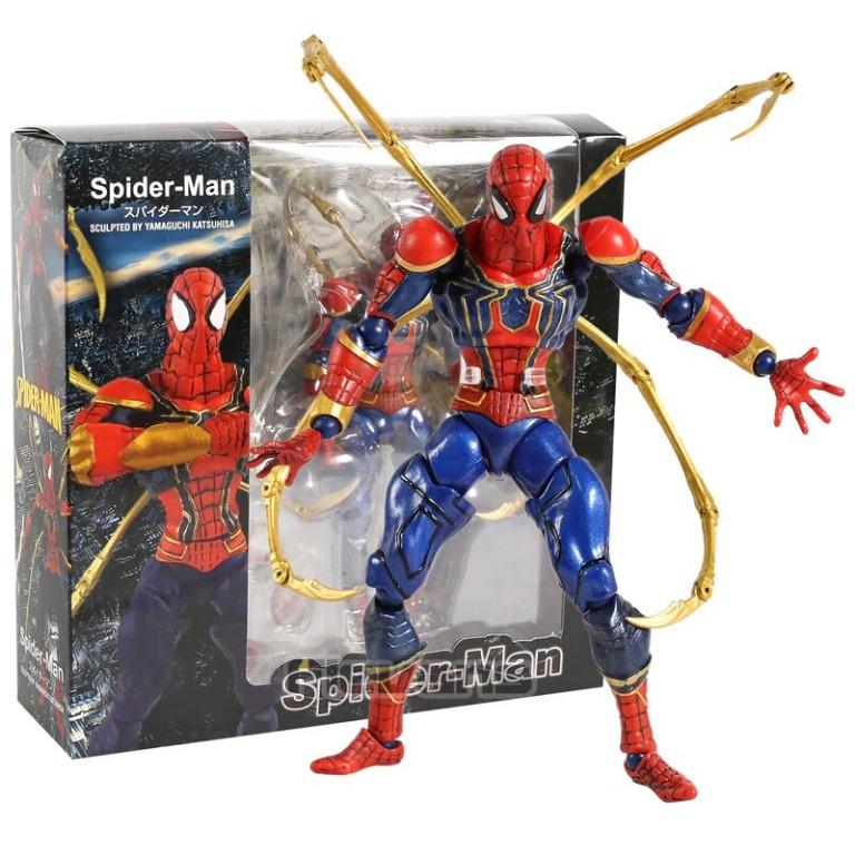 Revoltech Marvel Avengers Infinity War Endgame Spiderman Iron Spider ...