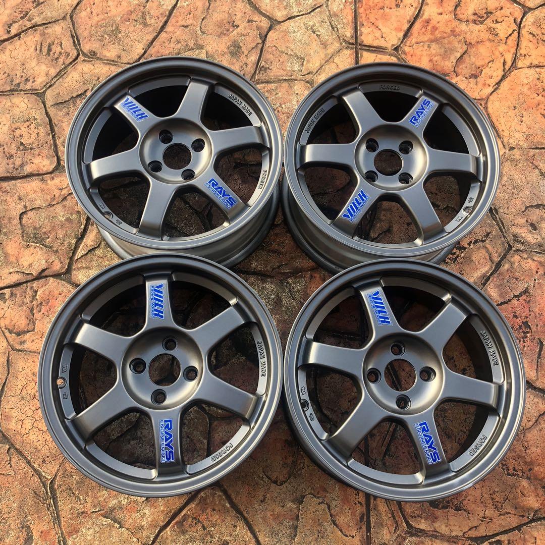 RIM TE37 16 PCD100, Auto Accessories on Carousell