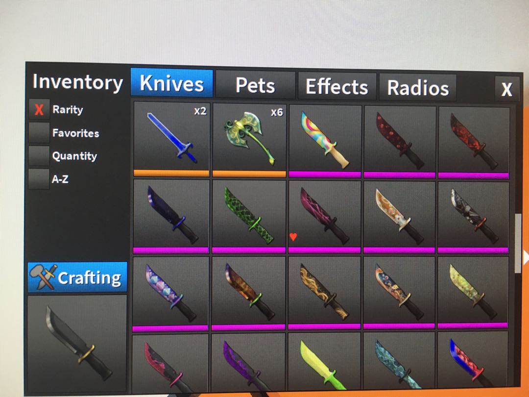 roblox assassin knives, Video Gaming, Video Games, PlayStation on Carousell