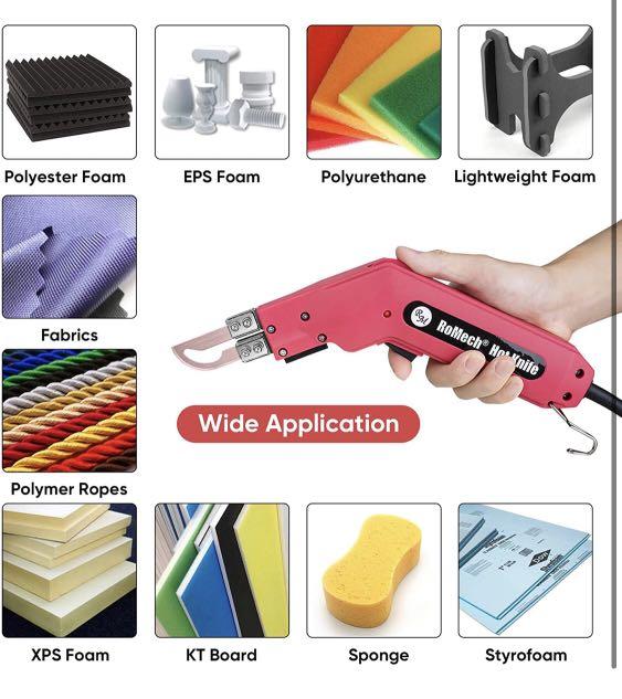 RoMech Fabric Cutter Rope Cutter 100W - Pro Electric Hot Knife - Foam ...