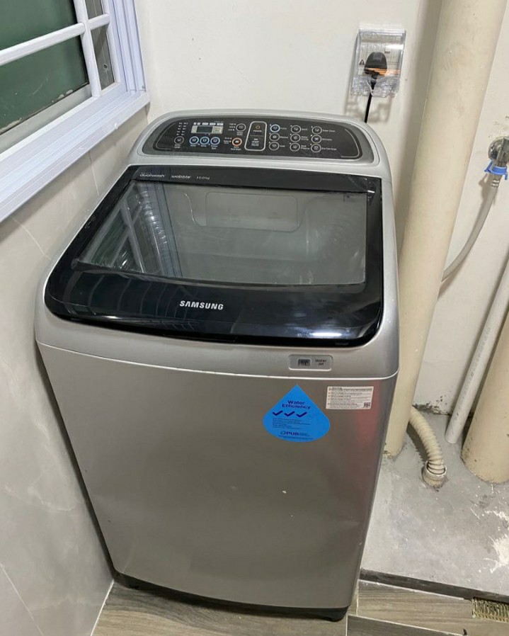 Samsung 10kg top load washing machine, TV & Home Appliances, Washing ...