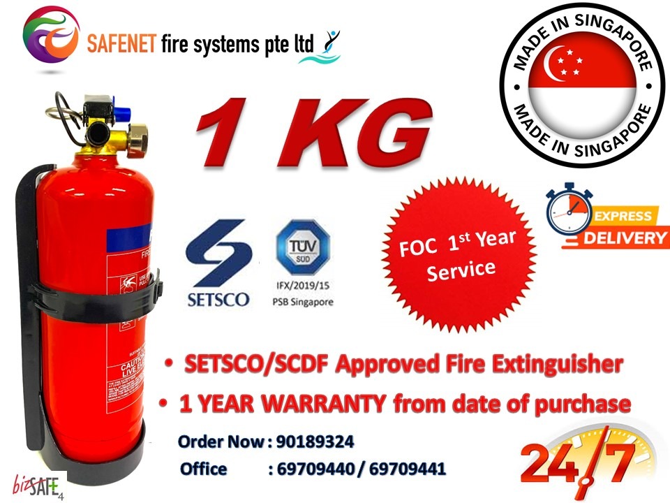 SETSCO approved portable fire extinguisher c/w bracket, Everything Else ...