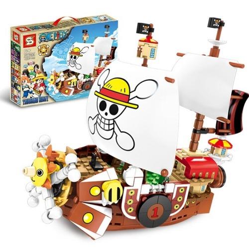 Sheng Yuan Lepin Lego Anime One Piece Luffy Thousand Sunny Pirate Ship ...