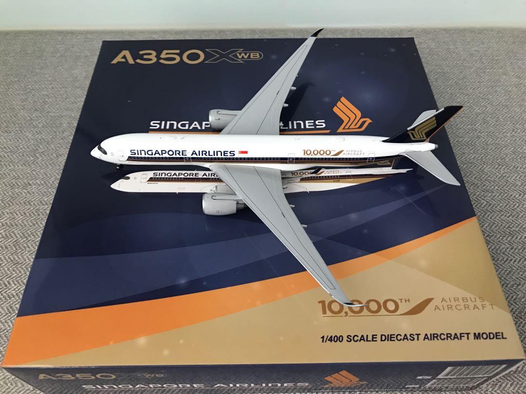 SIA A350 Model plane, Hobbies & Toys, Toys & Games on Carousell