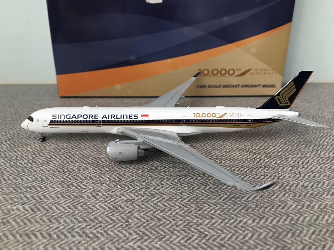 SIA A350 Model plane, Hobbies & Toys, Toys & Games on Carousell