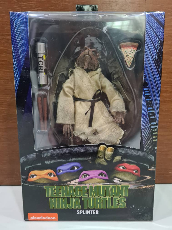 Teenage Mutant Ninja Turtles (1990) - Splinter 7-inch Action Figure ...
