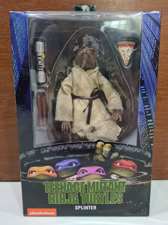 Teenage Mutant Ninja Turtles (1990) - Splinter 7-inch Action Figure ...