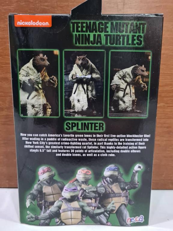 Teenage Mutant Ninja Turtles (1990) - Splinter 7-inch Action Figure ...