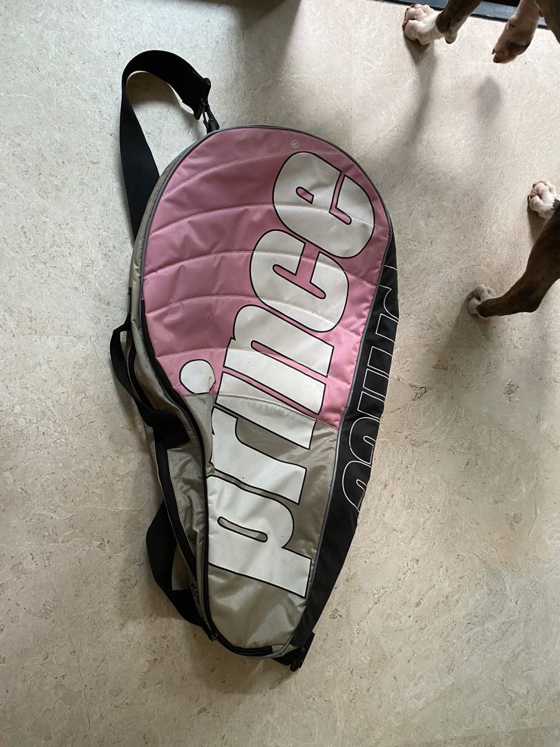 Pink Tennis bag, Sports Equipment, Sports & Games, Racket & Ball Sports ...