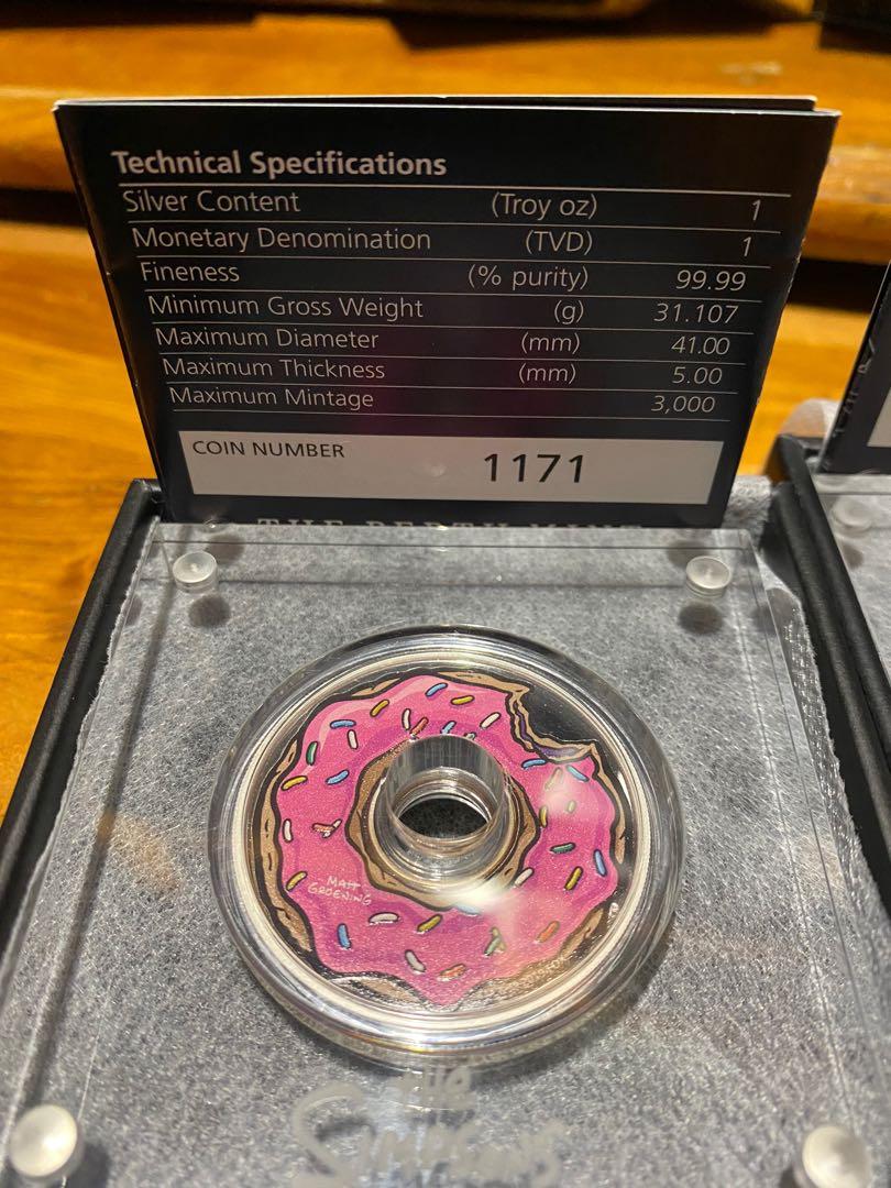 The simpsons silver coins collection 阿森一族精鑄幣一套, 興趣及遊戲, 玩具 & 遊戲類 - Carousell
