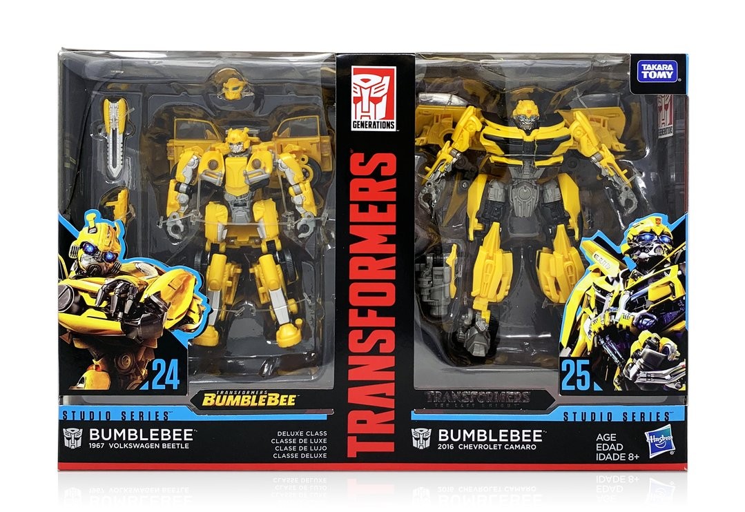 Transformers Studio Series 24 & 25 Deluxe Bumblebee Then & Now Two-Pack ...