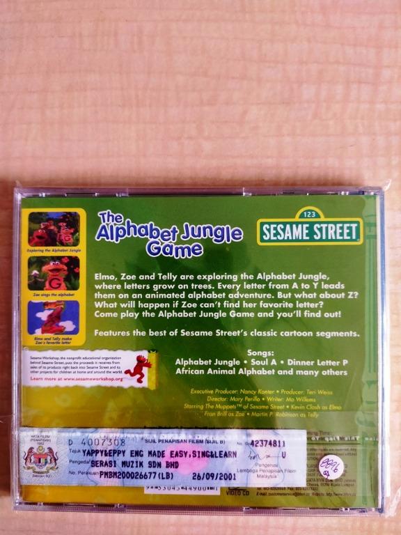 123 Sesame Street - The Alphabet Jungle Game VCD American Educational ...
