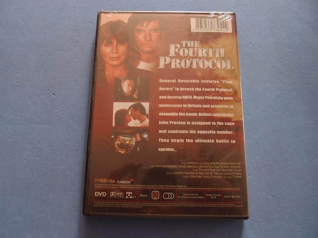 西片 The Fourth Protocol 核戰風雲 DVD ( 全新未拆 ), 興趣及遊戲, 音樂、樂器 & 配件, 音樂與媒體 - CD ...