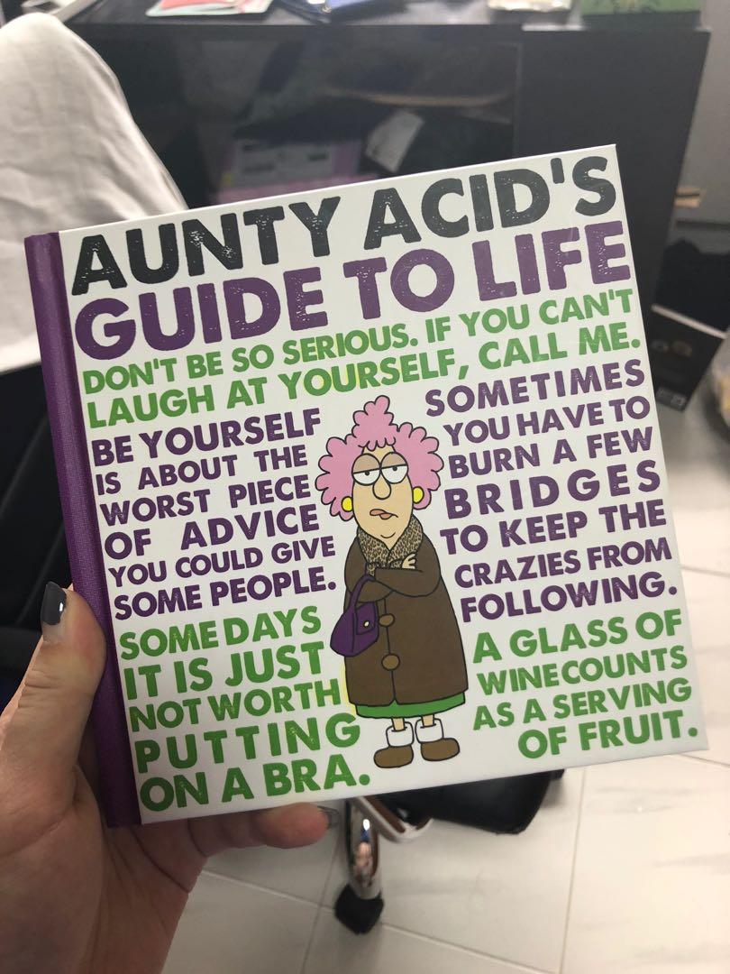Book // Aunty Acid’s Guide to Life // Comedy, Hobbies & Toys, Books ...