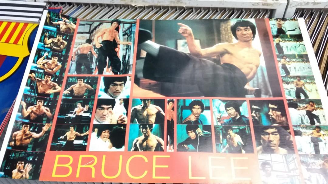 BRUCE LEE COLLAGE POSTER, Furniture & Home Living, Home Decor, Wall ...