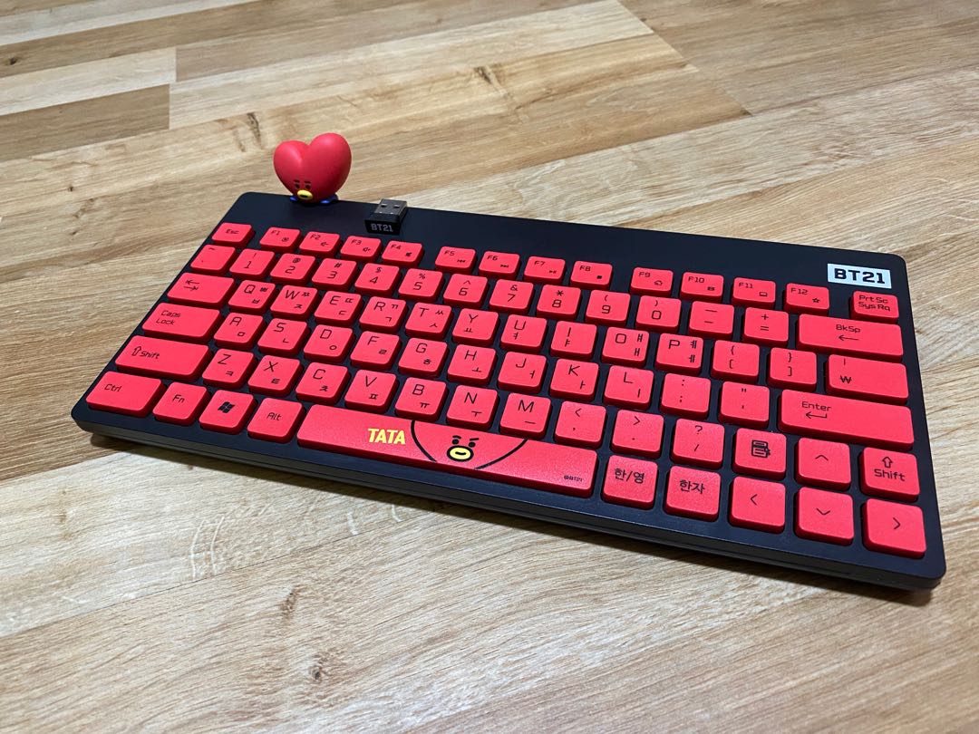 BT21 Tata Keyboard with Tata Figurine, Everything Else on Carousell