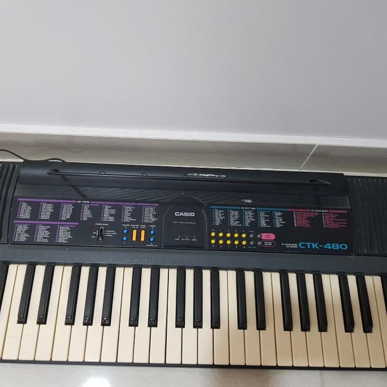 Casio CTK-480 Keyboard, Music & Media, Music Instruments on Carousell