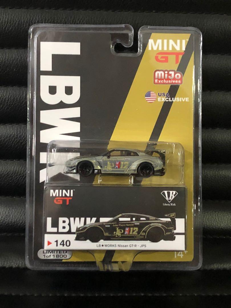 CHASE! Mini GT 1:64 LB WORKS Nissan GT-R R35 Type 2 Rear Wing JPS ...