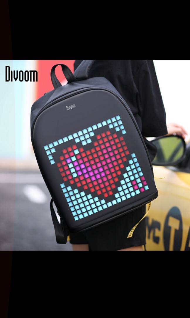 Divoom Pixoo Backpack "Cool LED Backpack", Computers & Tech, Parts ...