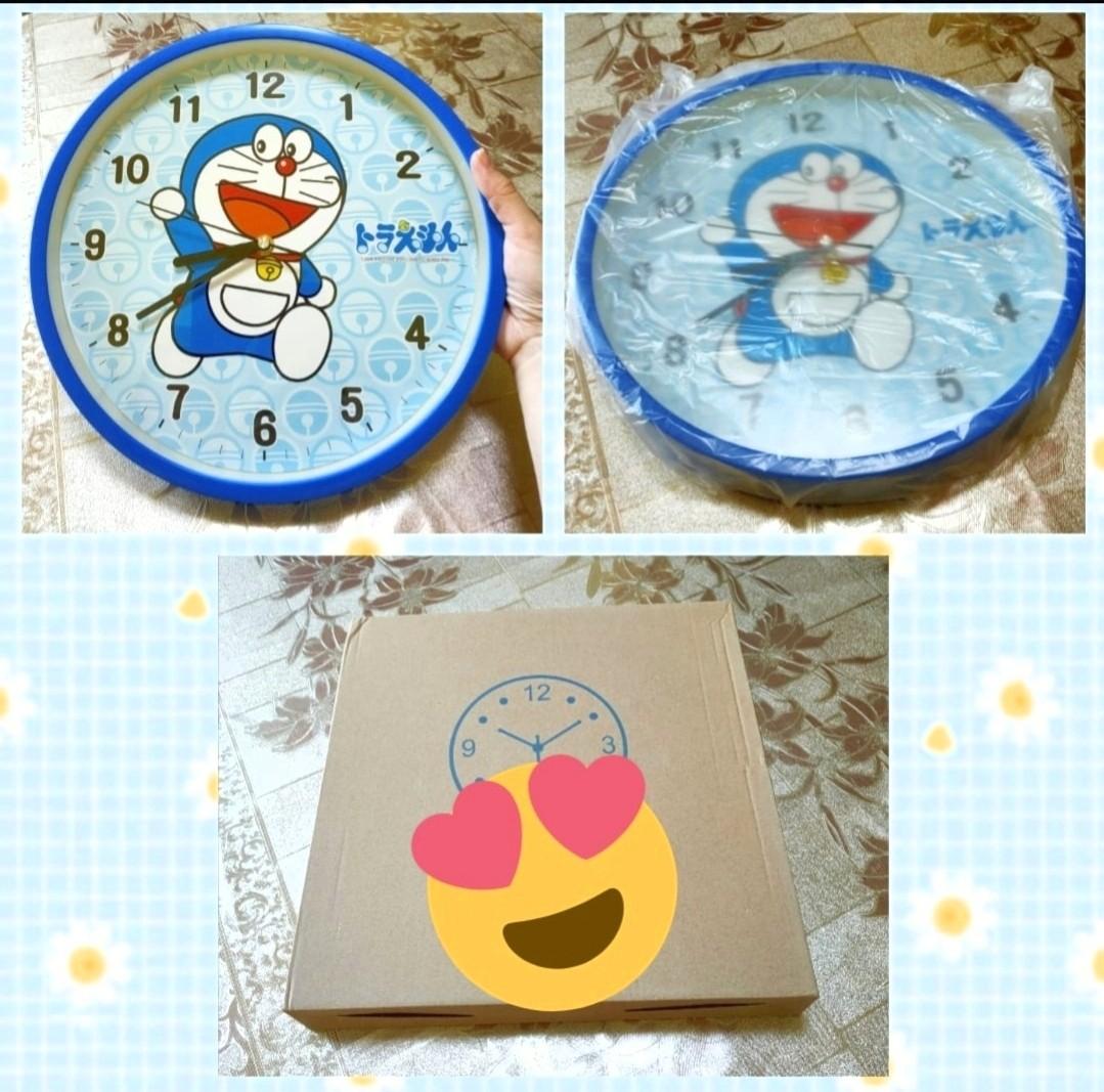 Doraemon Clock, Furniture & Home Living, Home Decor, Wall Decor on ...