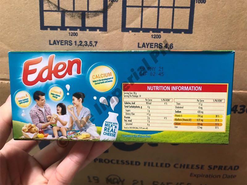 Eden Cheese (24 pcs x 430 grams), Food & Drinks, Packaged & Instant ...