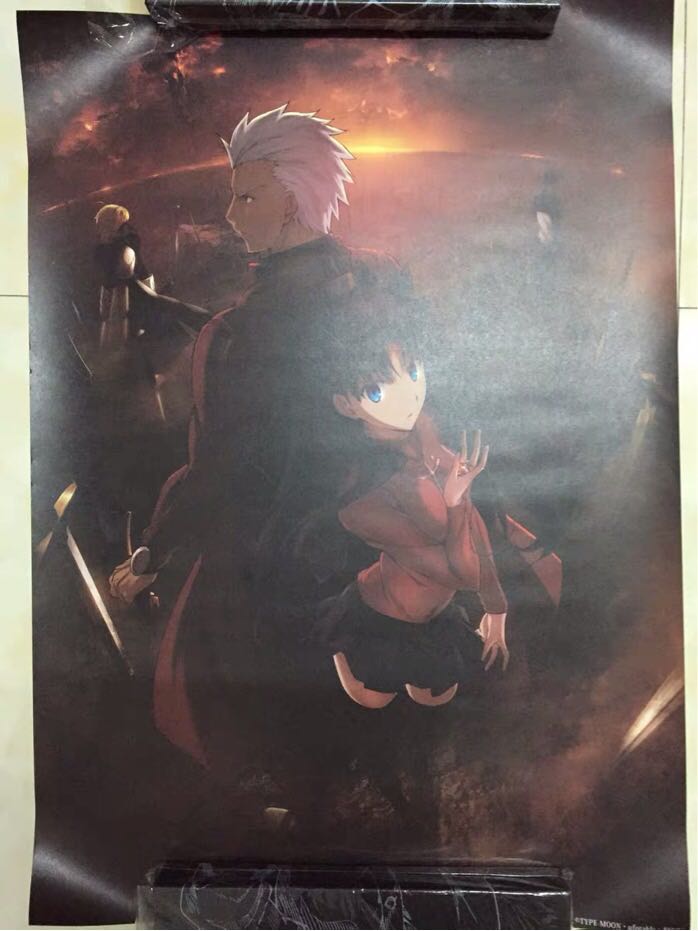 Fate/Stay Night UBW 日版 Ufotable B2 海報 Poster Archer 遠坂凜, 興趣及遊戲, 收藏品及紀念品 ...