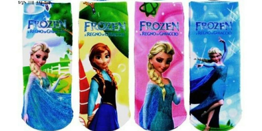 Frozen Elsa Anna socks, Babies & Kids, Babies & Kids Fashion on Carousell