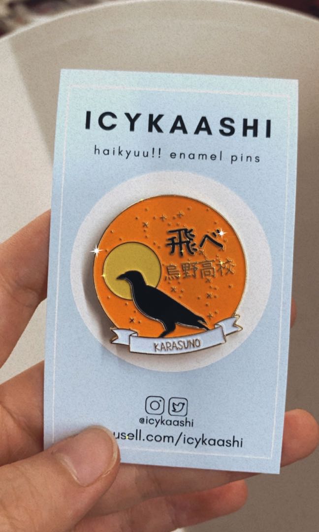 Haikyuu Enamel Pins, Hobbies & Toys, Stationery & Craft, Craft Supplies ...
