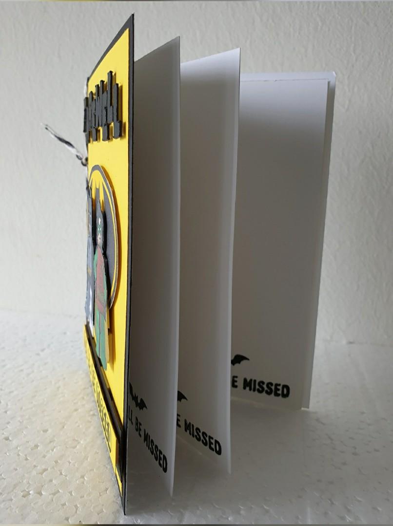 Handmade Farewell card - Batman Lego, Hobbies & Toys, Stationery ...