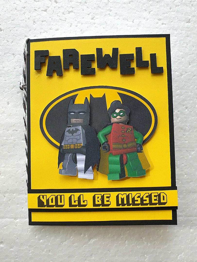 Handmade Farewell card - Batman Lego, Hobbies & Toys, Stationery ...
