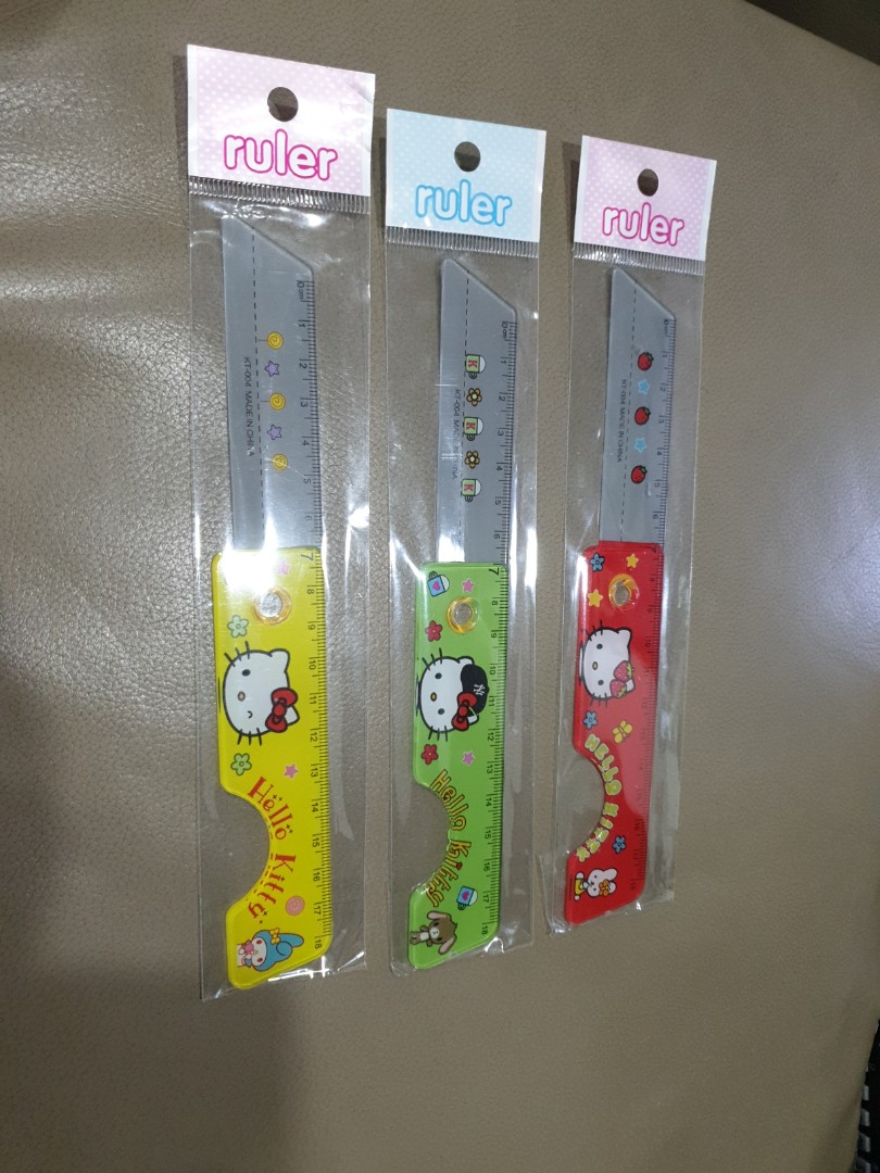 Hello kitty foldable ruler, Hobbies & Toys, Stationery & Craft ...