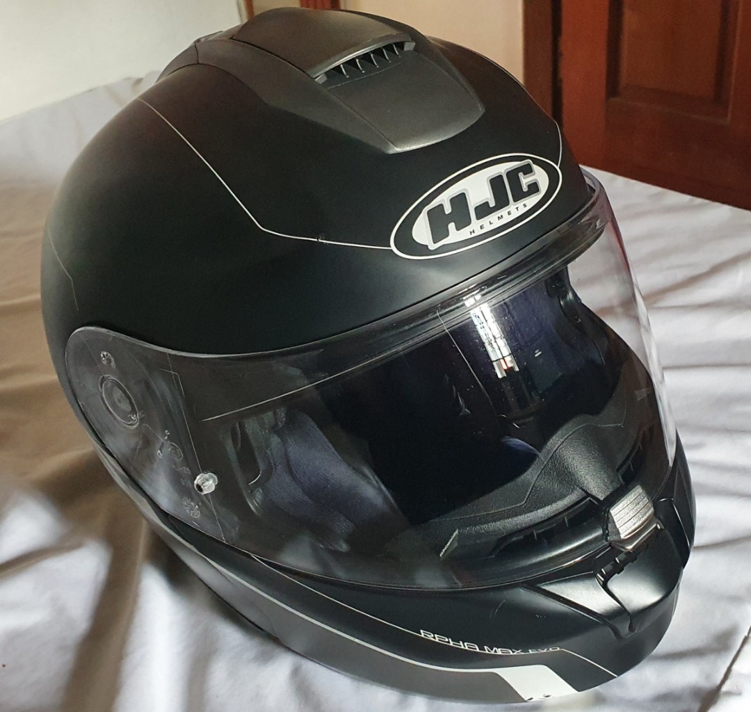 HJC RPHA Max Evo Helmet(Size M), Motorcycles, Motorcycle Apparel on ...