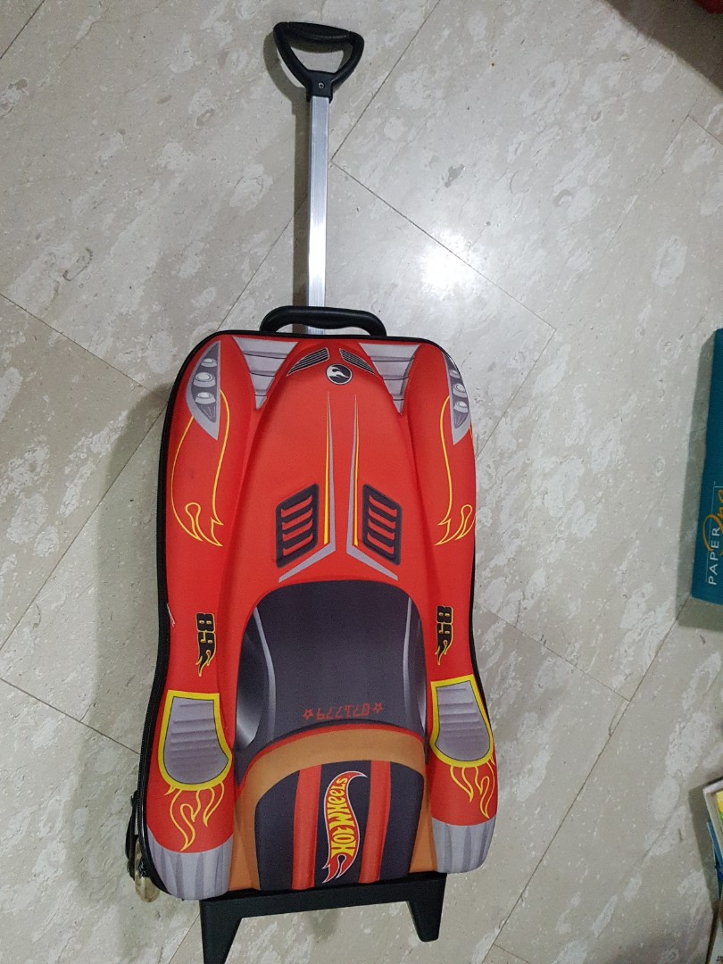 Hot Wheels Luggage Bag, Babies & Kids, Babies & Kids Fashion on Carousell