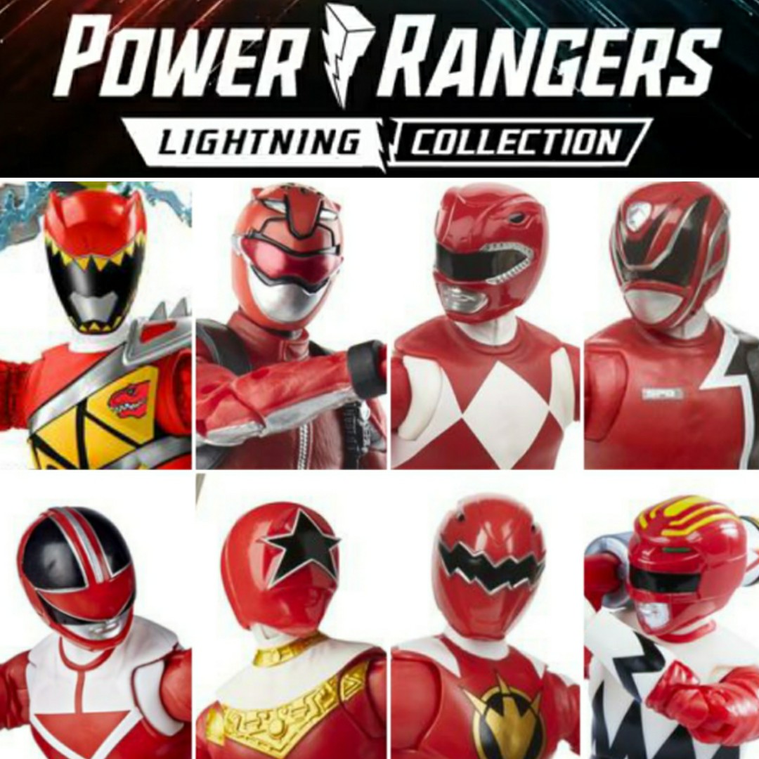 *in stock* Power Rangers Lightning Collection Red Rangers Forever Red ...