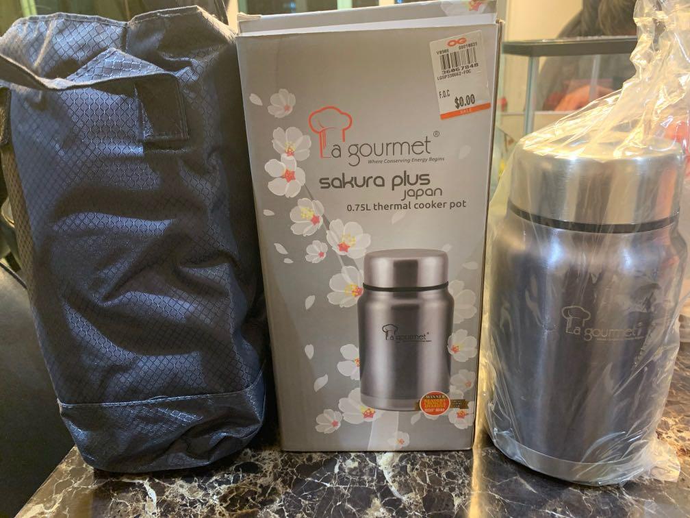 La gourmet Thermal Cooker pot 0.75ml, TV & Home Appliances, Kitchen ...