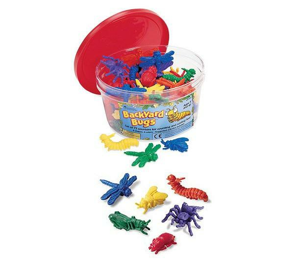 Learning Resources Backyard Bugs Counters, Educational Counting and ...