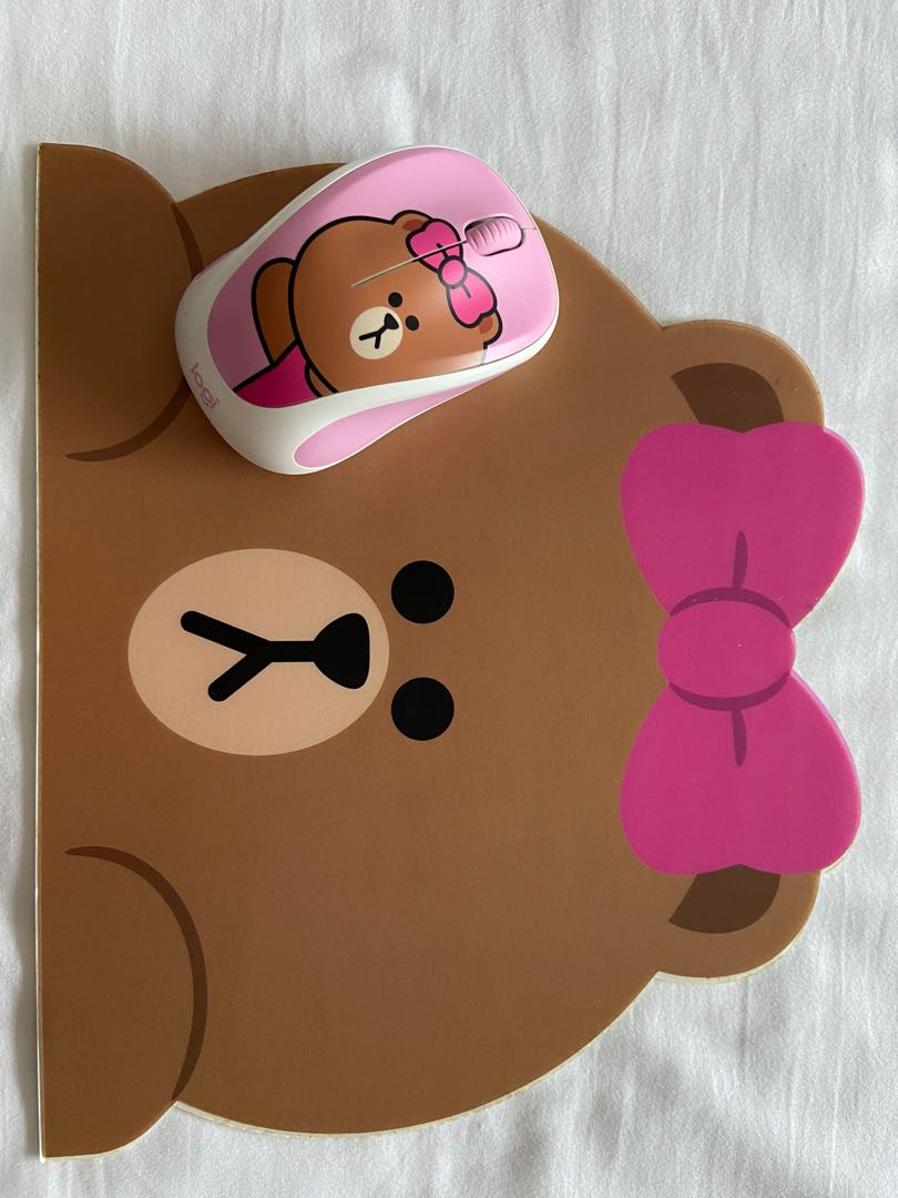 Logitech Line Friends bluetooth mouse, Computers & Tech, Parts ...