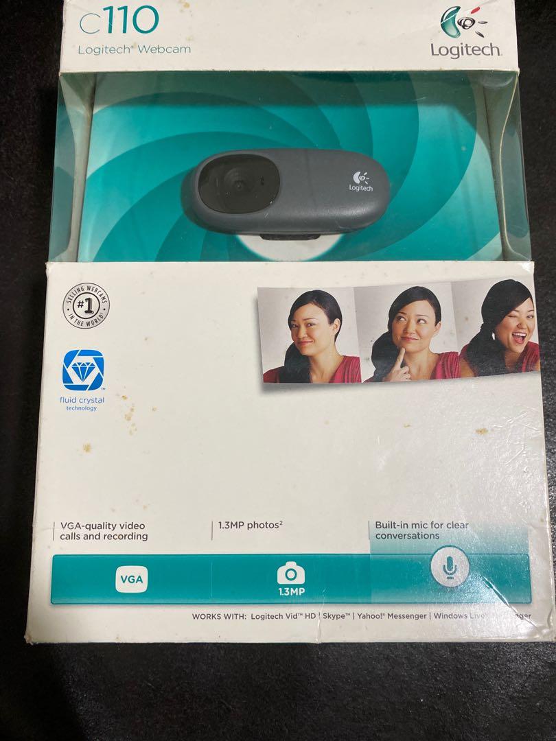 Logitech Webcam C110, Computers & Tech, Parts & Accessories, Webcams on Carousell