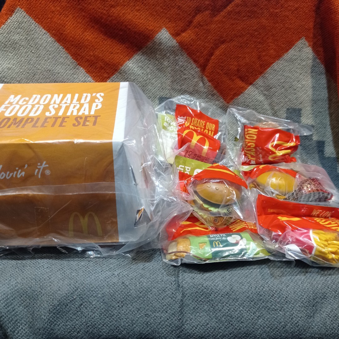 McDonald's Food Strap Complete Set, Hobbies & Toys, Memorabilia ...